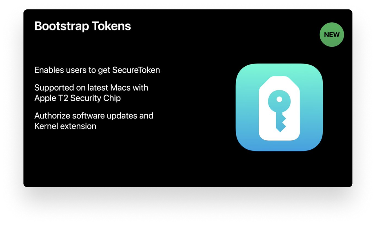 Secure Token and Bootstrap Token: Changes in macOS Big Sur | The Sequence